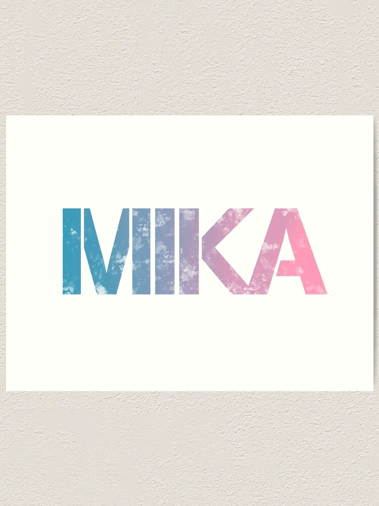 "Mika logo" Art Print by anna-brocs | Redbubble