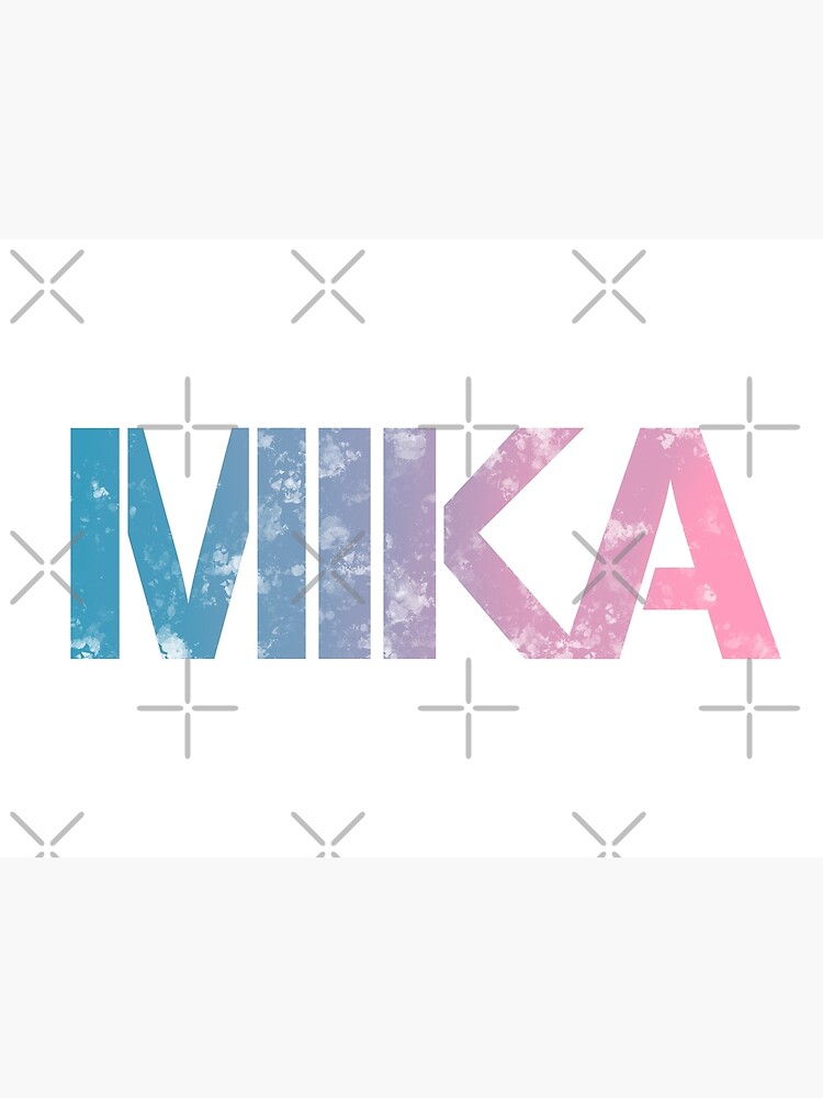 "Mika logo" Poster by anna-brocs | Redbubble