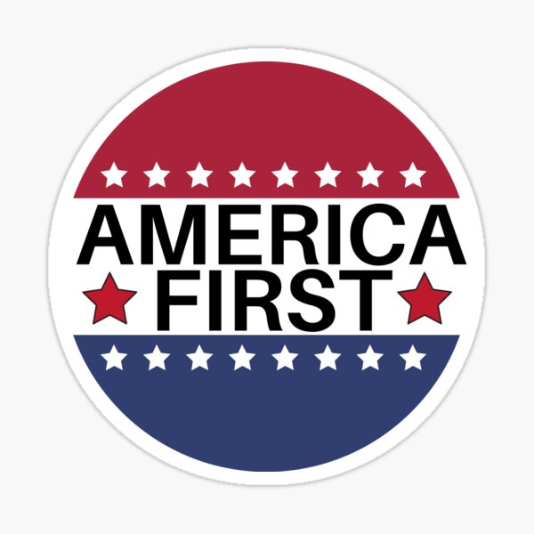 "America First 2020" Sticker by Mohamedhadim | Redbubble