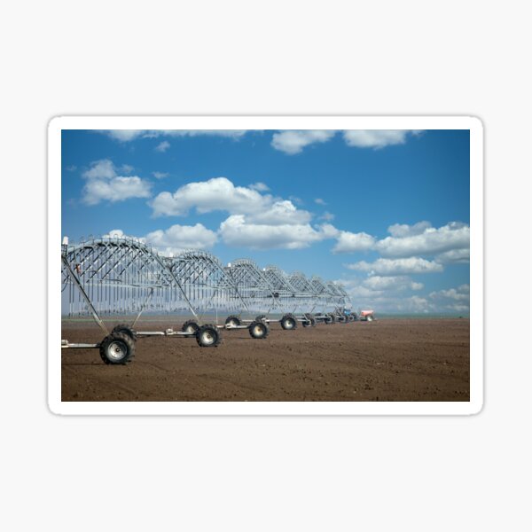 "center pivot crop irrigation system agriculture" Sticker for Sale by ...