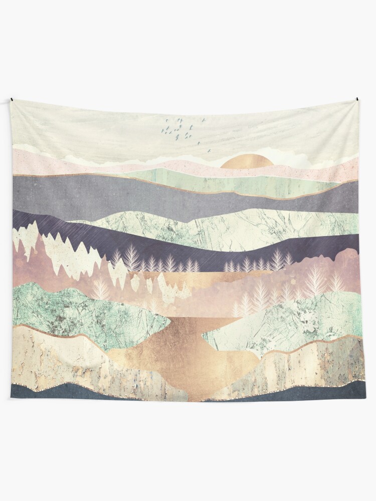 "Golden Spring Reflection" Tapestry for Sale by spacefrogdesign | Redbubble