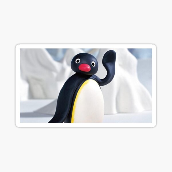 "Pingu Penguin" Sticker by BlurClothingUK | Redbubble