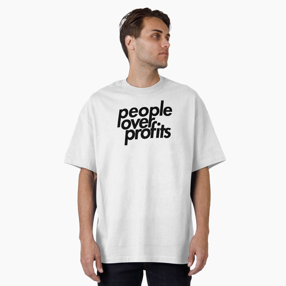 "People Over Profits" Sticker for Sale by KulakPosting | Redbubble