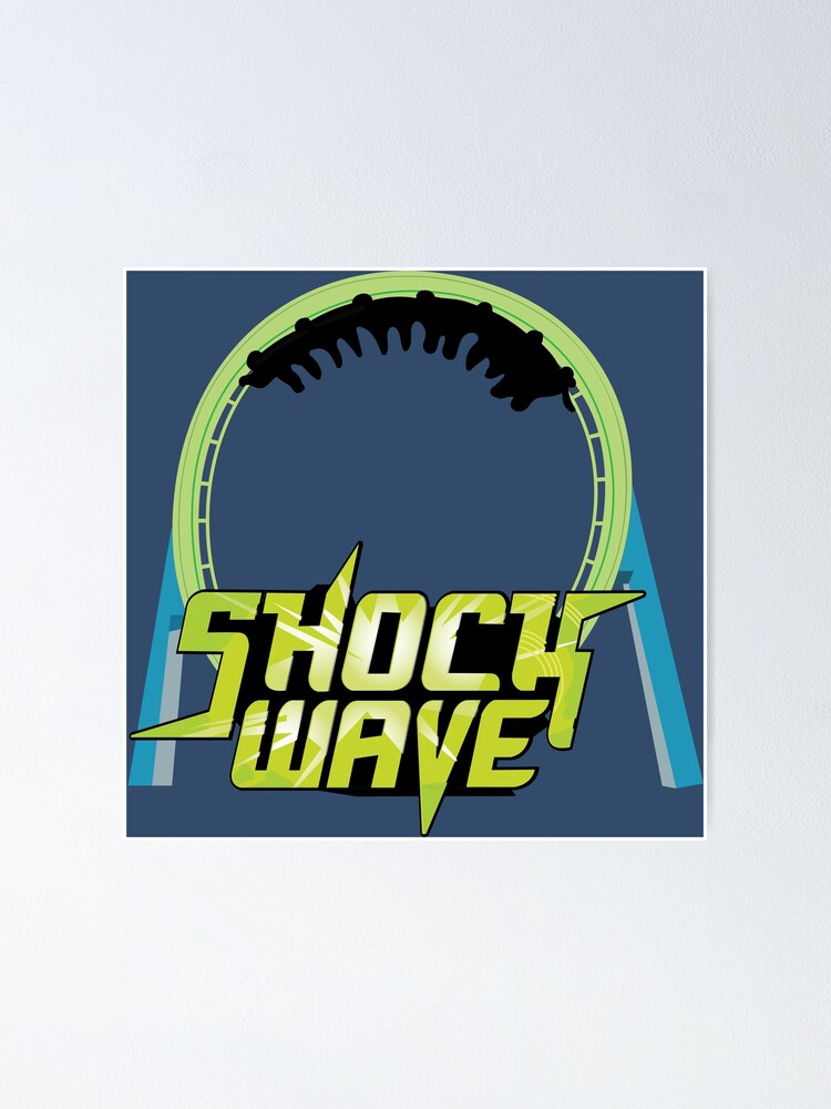 "Shockwave Loop Design" Poster by carowindsfanson | Redbubble
