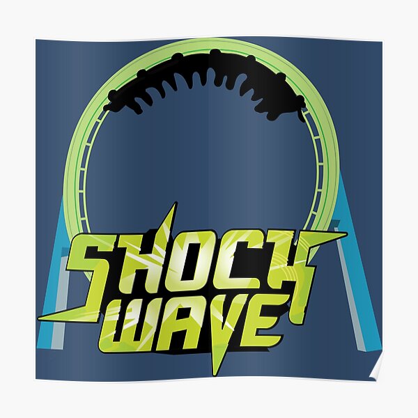 "Shockwave Loop Design" Poster by carowindsfanson | Redbubble