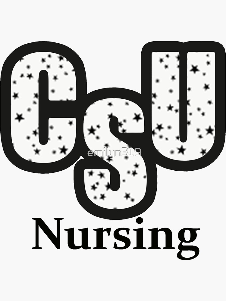 "CSU Nursing" Sticker for Sale by emilyn319 | Redbubble