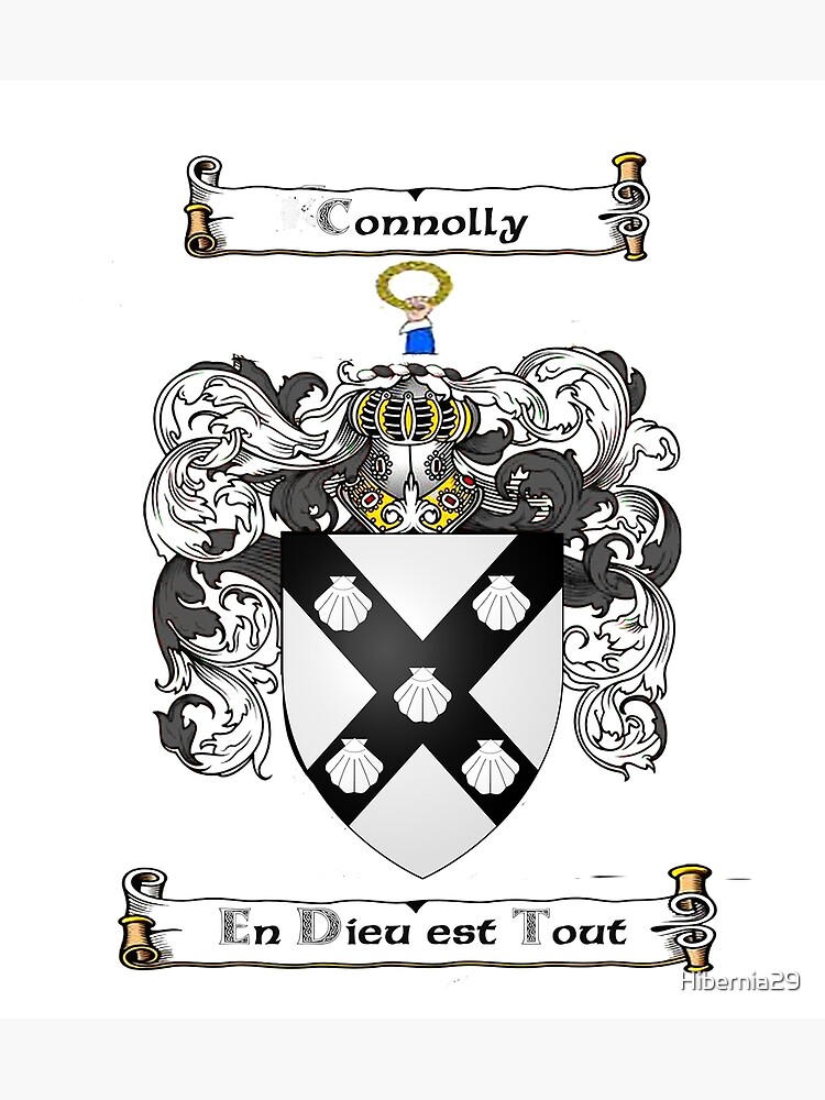 "Connolly Family Crest and Motto" Poster for Sale by Hibernia29 | Redbubble