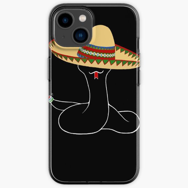 "A snake with a sombrero" iPhone Case for Sale by magentapear | Redbubble