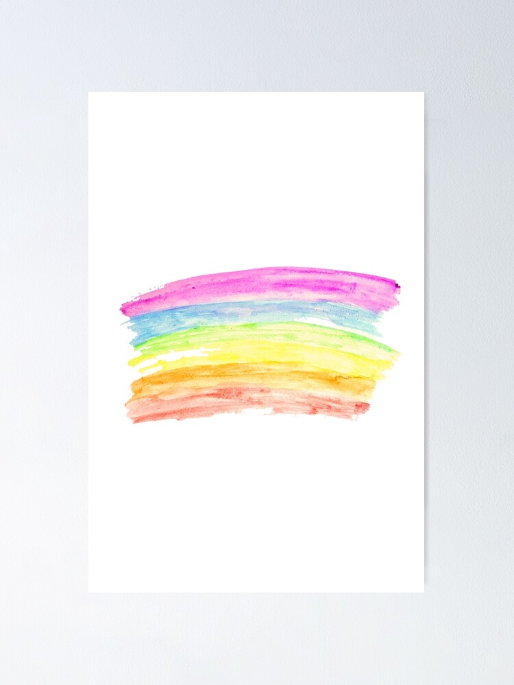 "Rainbow Support" Poster by JohnClermont | Redbubble