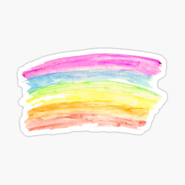 "Rainbow Support" Sticker for Sale by JohnClermont | Redbubble