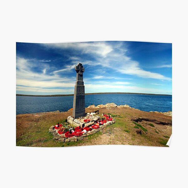 "Falklands War - Welsh Guards Memorial" Poster by JohnDalkin | Redbubble