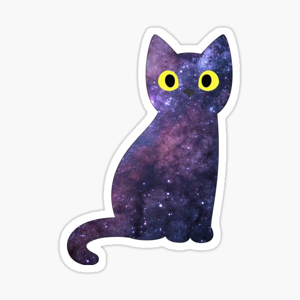 "Galaxy Cat" Sticker by deniz29 | Redbubble