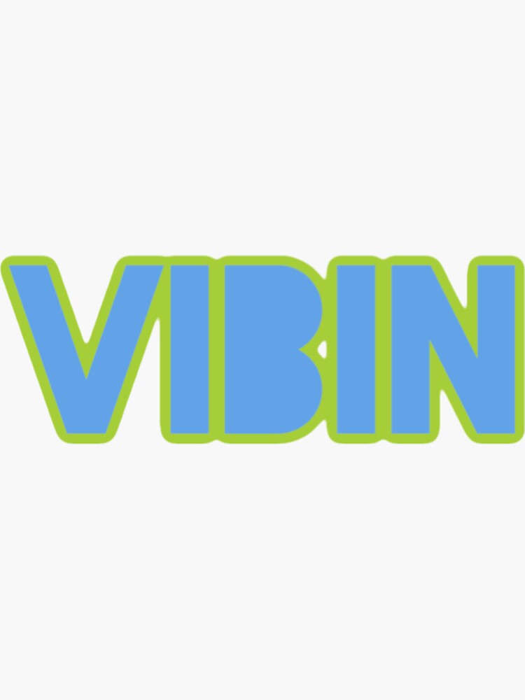 "VIBIN " Sticker for Sale by Kurdttime | Redbubble