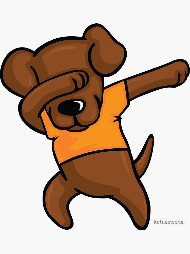 "Dabbing Chocolate Labrador Retriever Chocolate Labbi is dancing ...