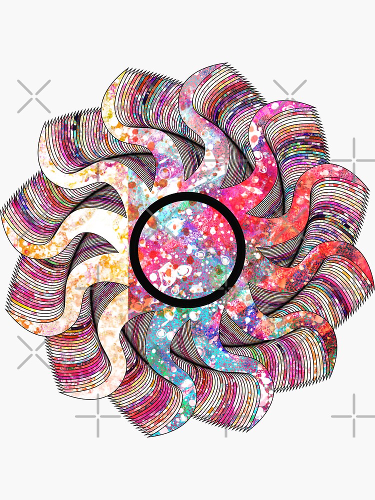 "Dancing Sun" Sticker by bektrent | Redbubble