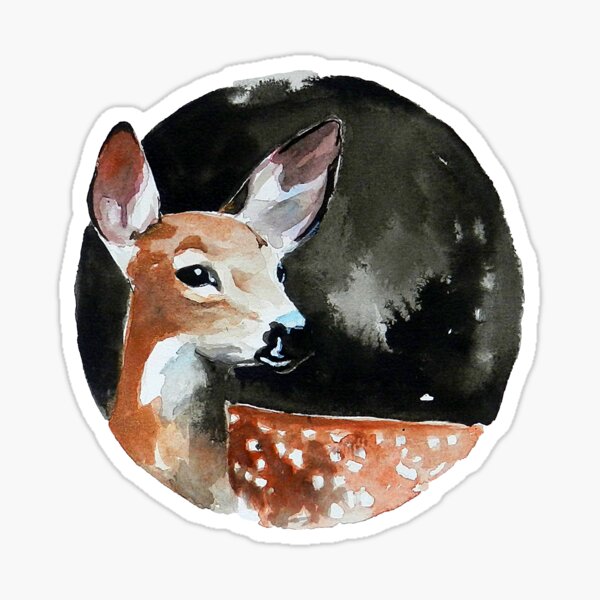 "Fawn" Sticker for Sale by VieWoodman | Redbubble