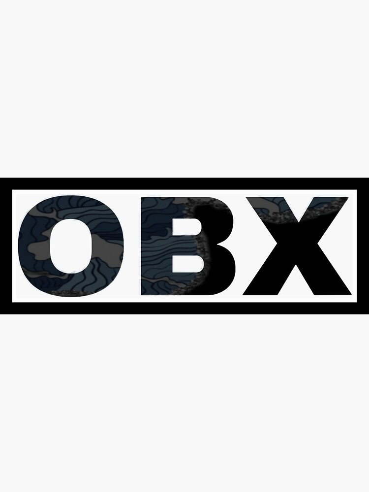 "OBX" Sticker by savvvvvv1234 | Redbubble