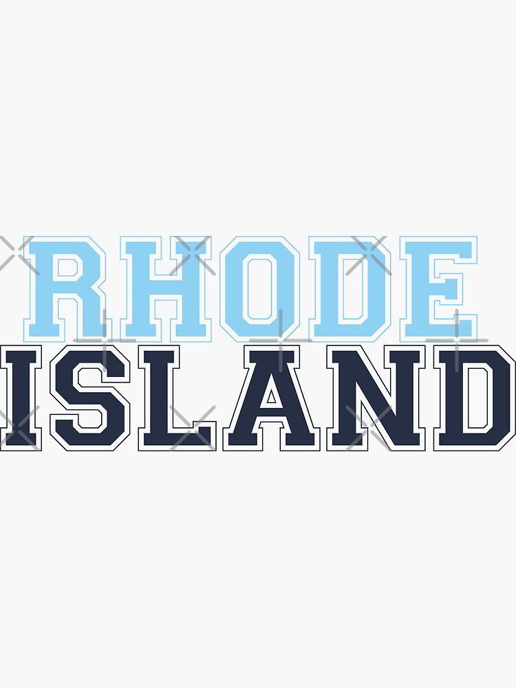 "Rhode Island Sticker" Sticker for Sale by EvyStickersx | Redbubble