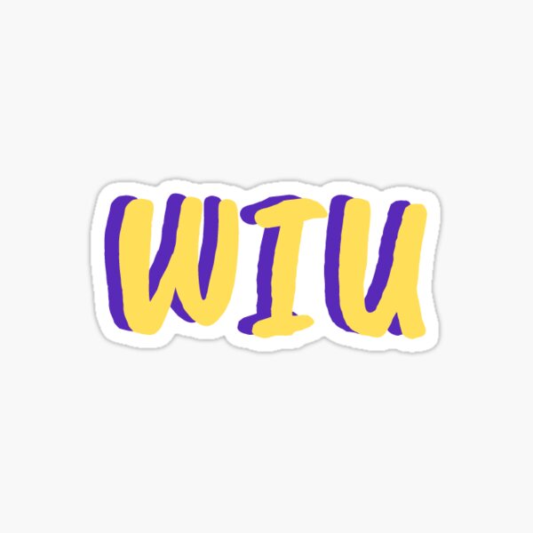 "Western Illinois University wiu" Sticker for Sale by arisovsic19 ...