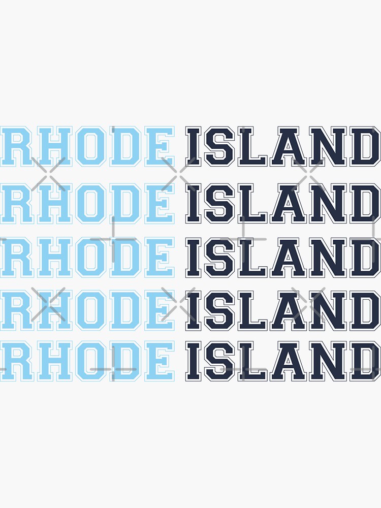 "Rhode Island Sticker" Sticker by EvyStickersx | Redbubble