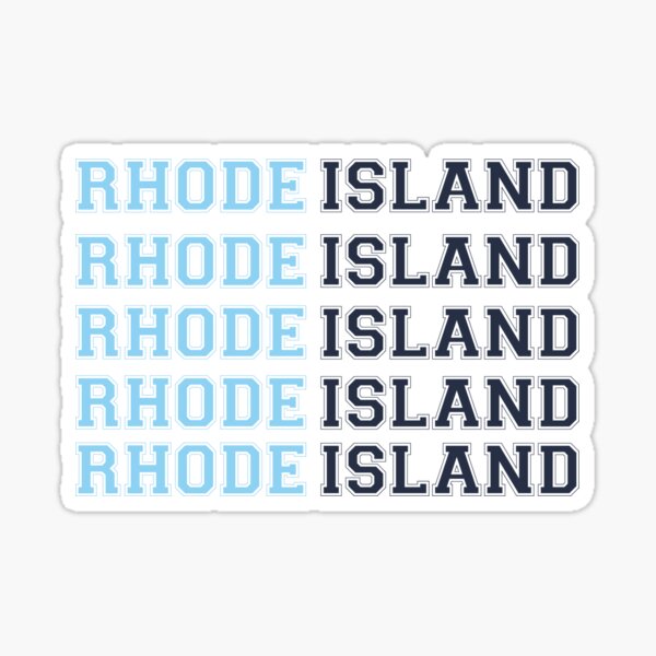 "Rhode Island Sticker" Sticker by EvyStickersx | Redbubble