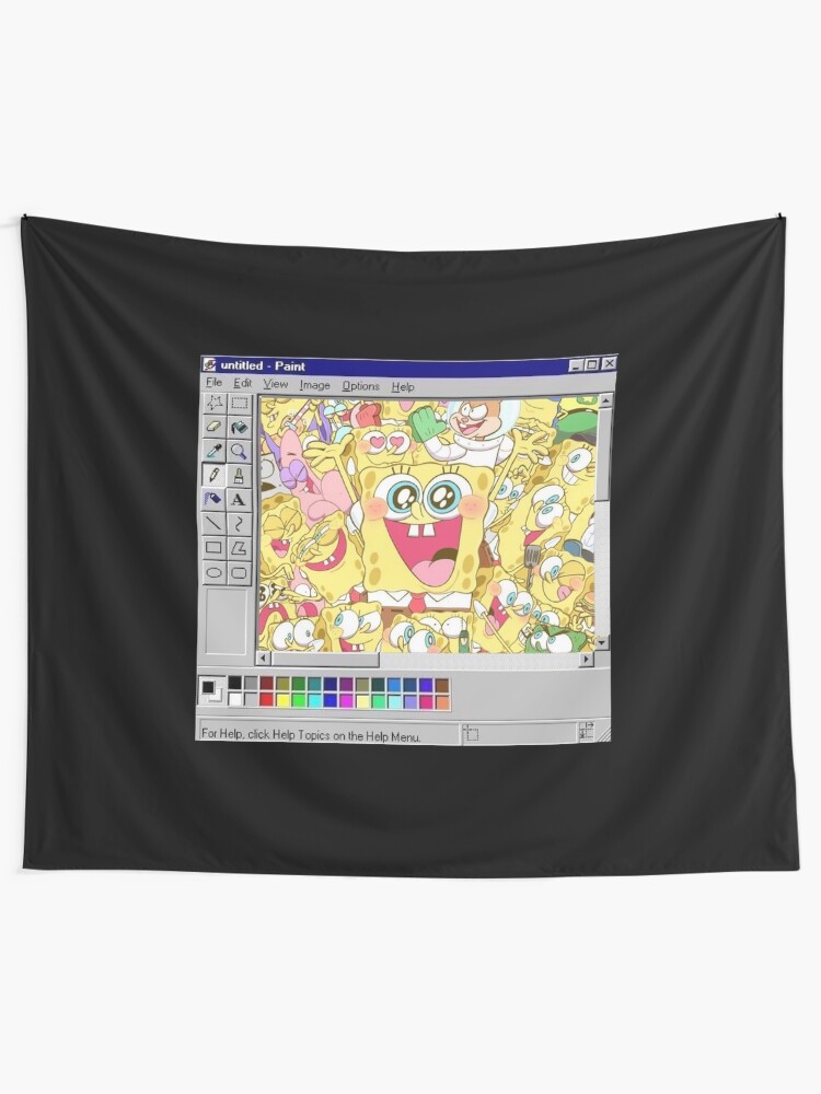 "Spongebob graphic art " Tapestry for Sale by shining-art | Redbubble