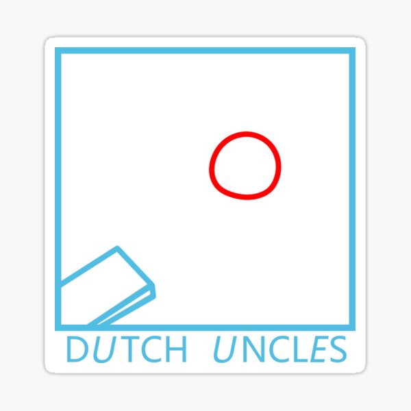 "Dutch Uncles O Shudder 2015 design" Sticker by xhloexroghan | Redbubble