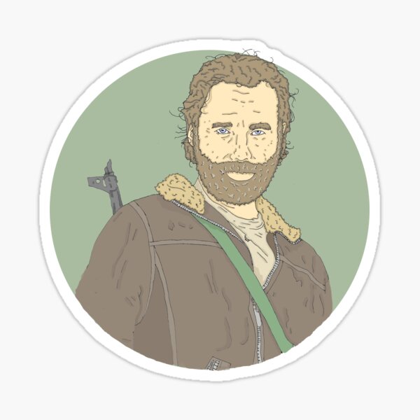 Rick Grimes Stickers | Redbubble