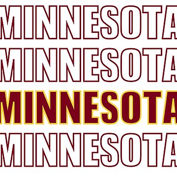 "Minnesota" Sticker for Sale by emilysdoodles | Redbubble