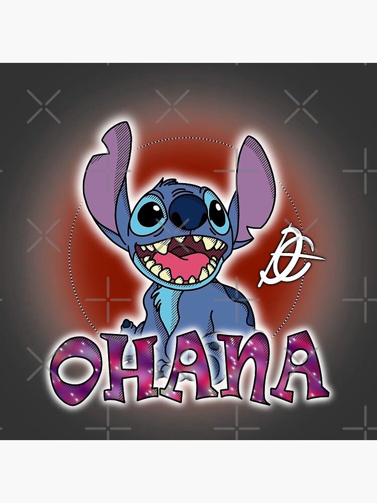 "Ohana Fan Art" Art Print by Evans1998 | Redbubble