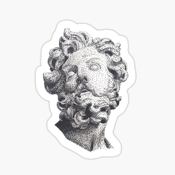 "Aesthetic Greek Statue " Sticker for Sale by alexiapastore | Redbubble