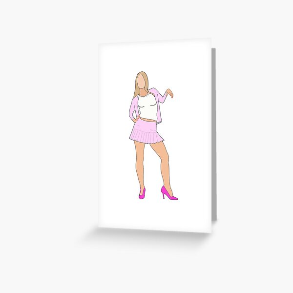 "Regina George - Silhouette collection" Greeting Card for Sale by ...
