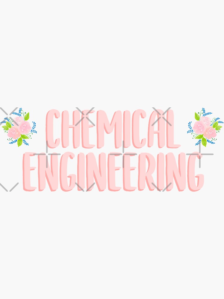 "Chemical Engineering Pink" Sticker for Sale by bathwater | Redbubble