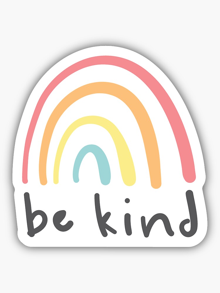 "be kind" Sticker for Sale by marissasunde | Redbubble