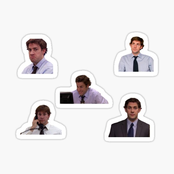 Jim Halpert Stickers | Redbubble