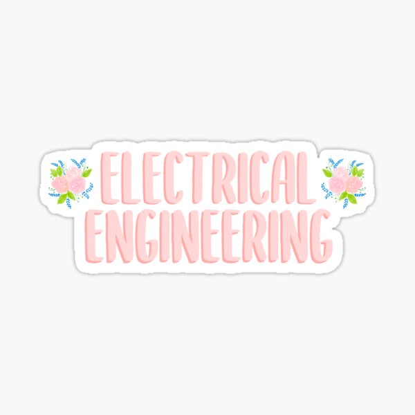 "Electrical Engineering Pink" Sticker for Sale by bathwater | Redbubble