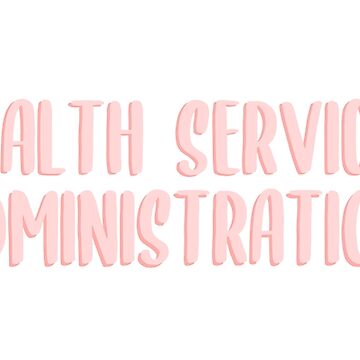 "Health Services Administration Pink" Sticker for Sale by bathwater ...
