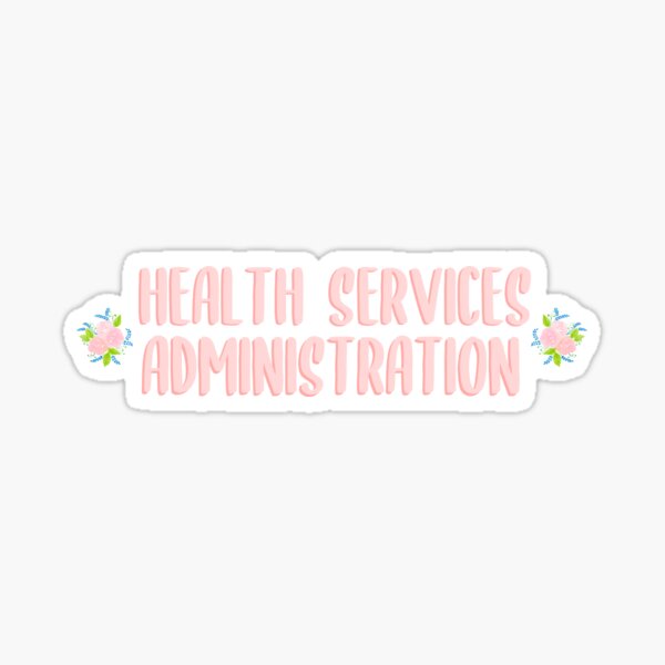 "Health Services Administration Pink" Sticker for Sale by bathwater ...