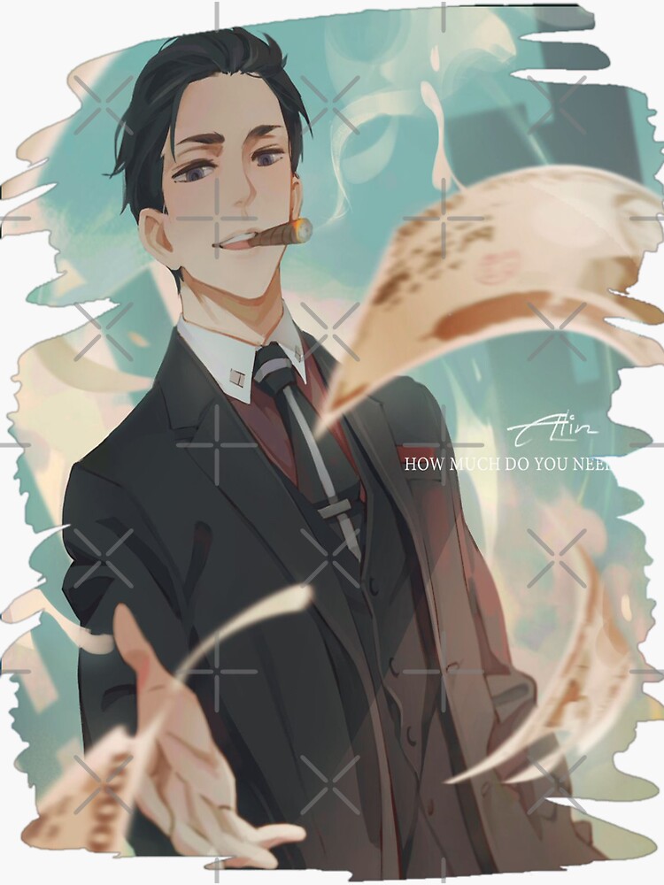 "fugo keiji" Sticker by pife10 | Redbubble