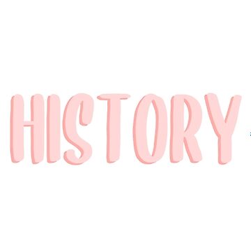 "History Pink" Sticker for Sale by bathwater | Redbubble