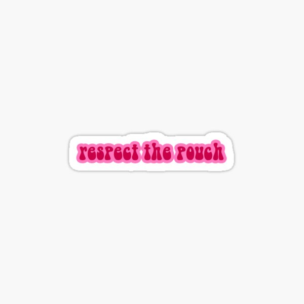 "Respect the pouch CapriSun" Sticker for Sale by caroljne | Redbubble