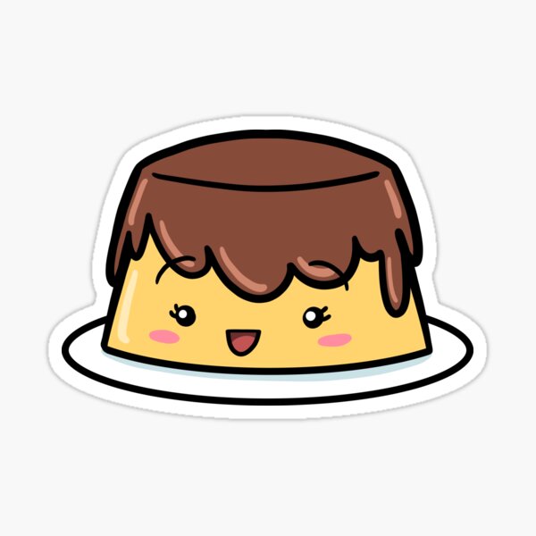 "Flan chan" Sticker for Sale by TheRealBigness | Redbubble