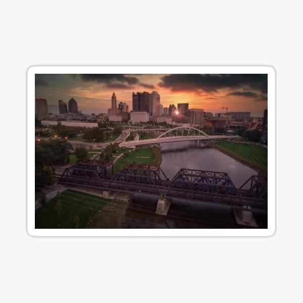 "Columbus, Ohio" Sticker for Sale by mattmacpherson | Redbubble