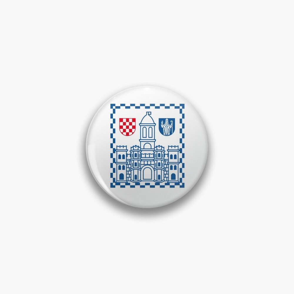 "Coat of Arms of Split, Croatia" Pin for Sale by Tonbbo | Redbubble