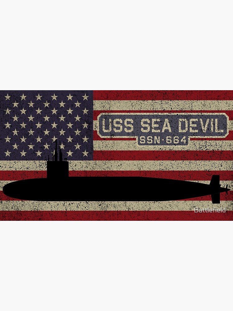 Lámina fotográfica «USS Sea Devil SSN-664 Sturgeon Class Nuclear Attack ...
