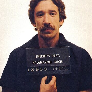"Tim Allen Mugshot" Essential T-Shirt for Sale by Marylandterps09 ...