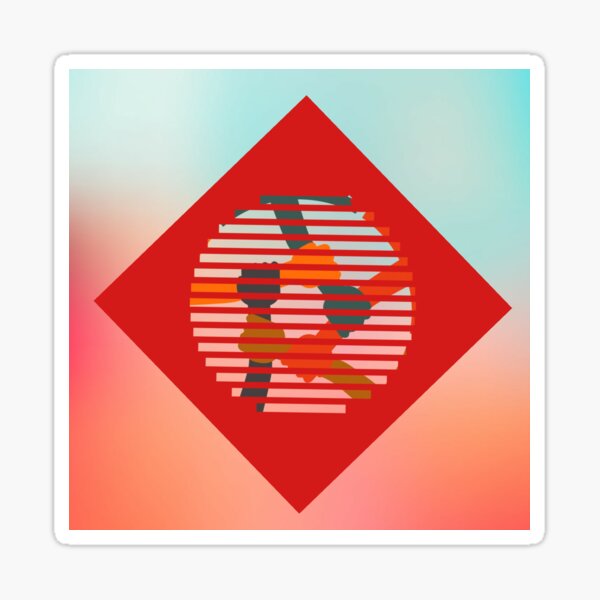 "Colorful funky" Sticker for Sale by Khan-123 | Redbubble