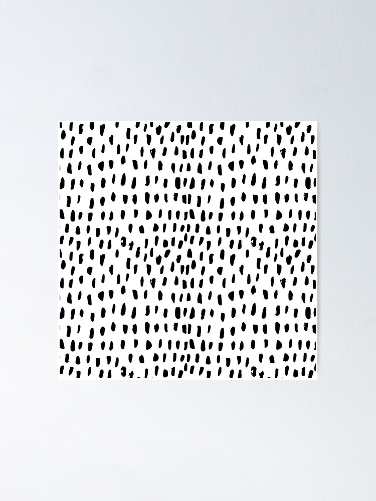 "Black and White Dalmation " Poster for Sale by link2sue | Redbubble