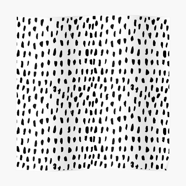 "Black and White Dalmation " Poster for Sale by link2sue | Redbubble