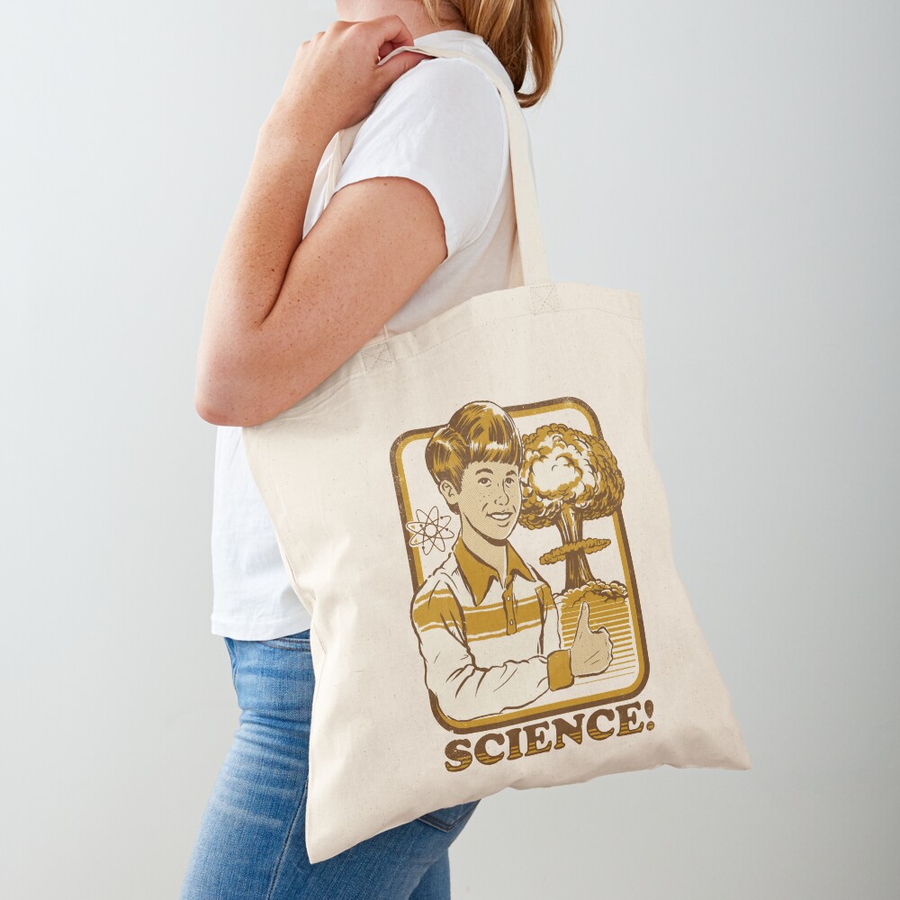 "Science!" Tote Bag for Sale by stevenrhodes | Redbubble